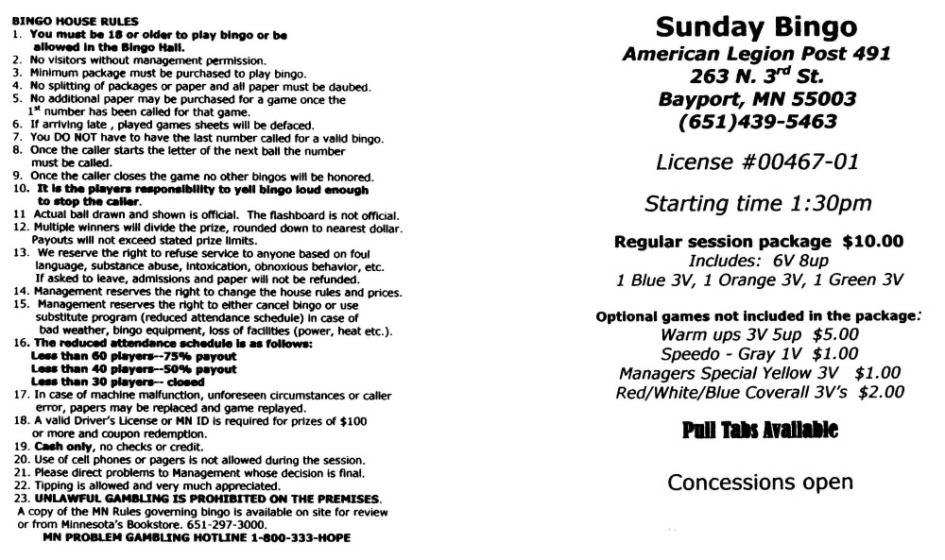 Bingo Games And Rules